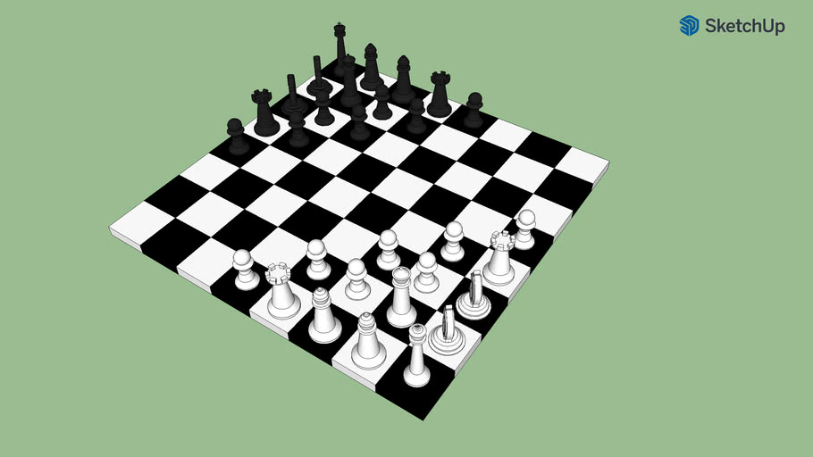 Diagonal chess | 3D Warehouse