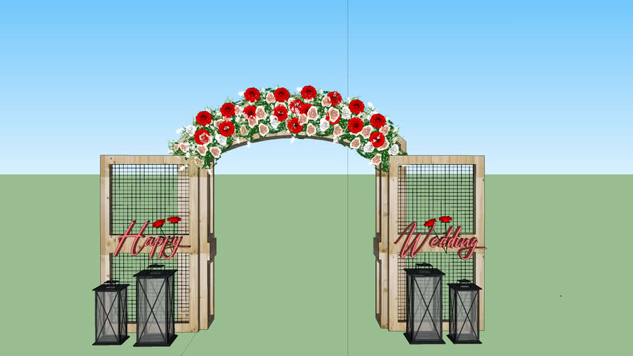 Welcome gate | 3D Warehouse