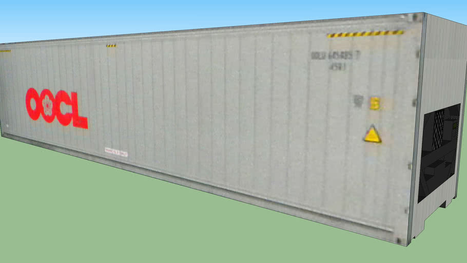 OOCL Reefer Container 40' | 3D Warehouse