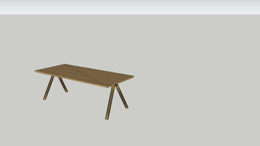 MUUTO SPLIT TABLE | 3D Warehouse