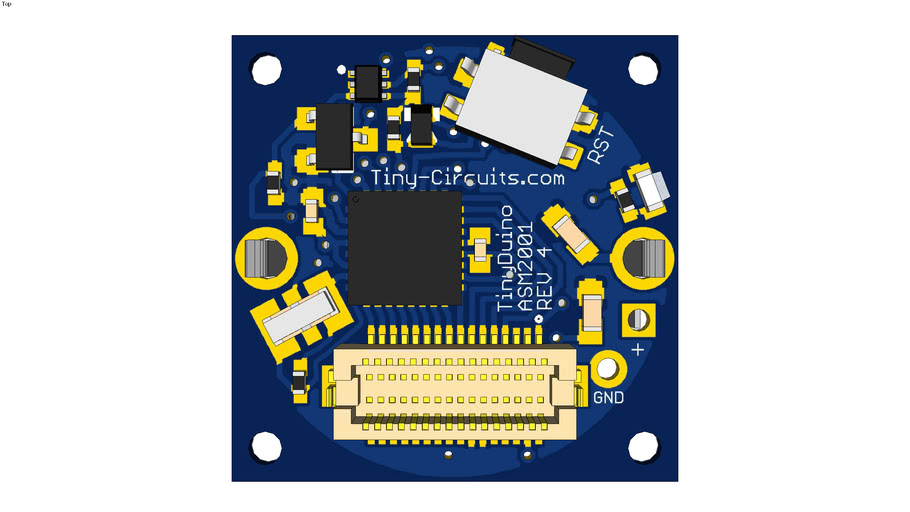 TinyCircuits-TinyDuino-ASM2001_Square | 3D Warehouse