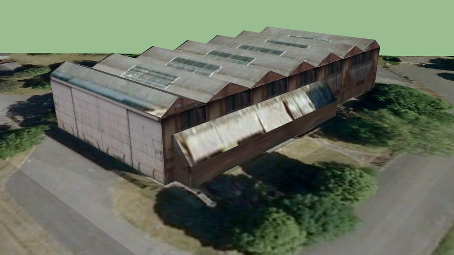 A Type Hangar, Bicester Airfield, Oxfordshire | 3D Warehouse