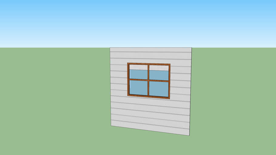Wall With Window | 3D Warehouse