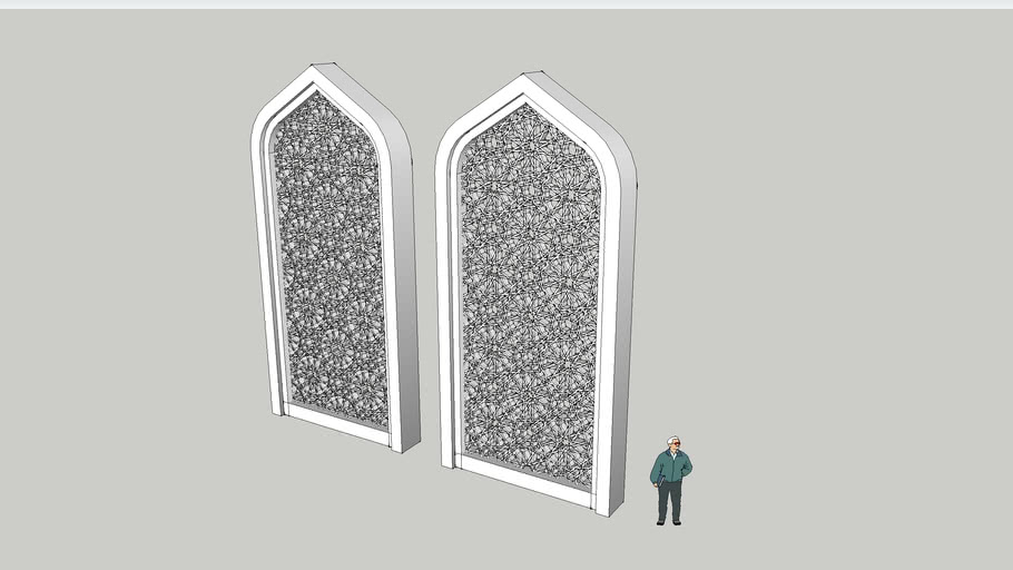 Arabic+Arc+with+Ornament+by+Ipan (1).skp | 3D Warehouse