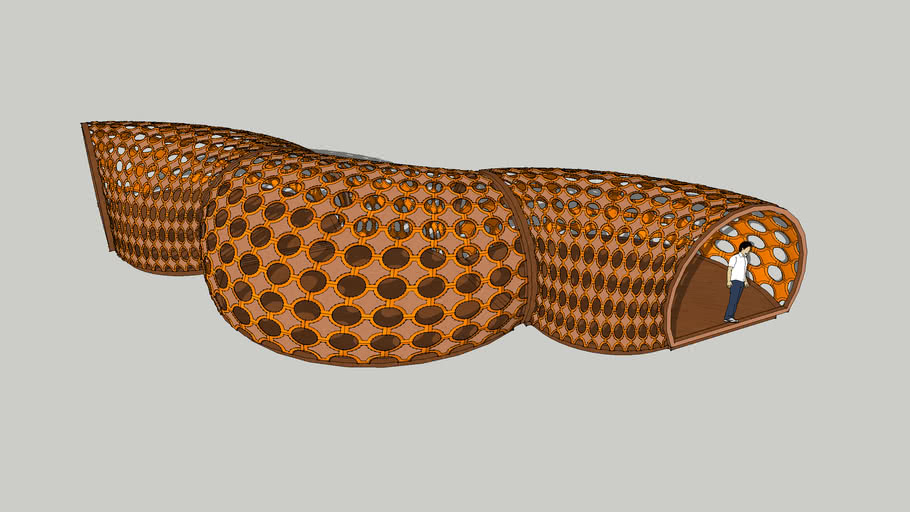 KIOSK COCOON SHAPED | 3D Warehouse