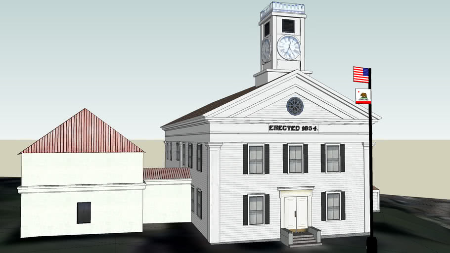 Mariposa County Courthouse | 3D Warehouse