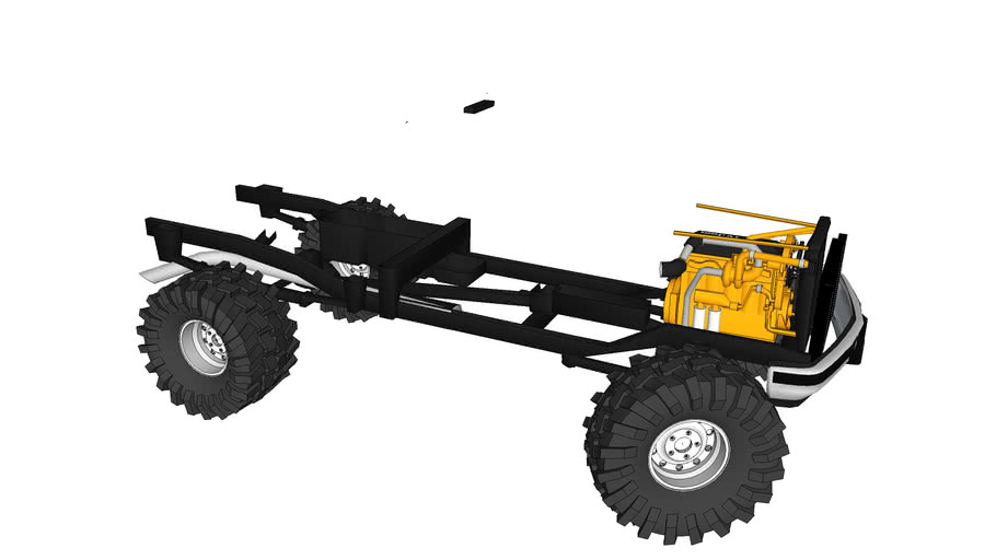 gmc frame with cat engine | 3D Warehouse