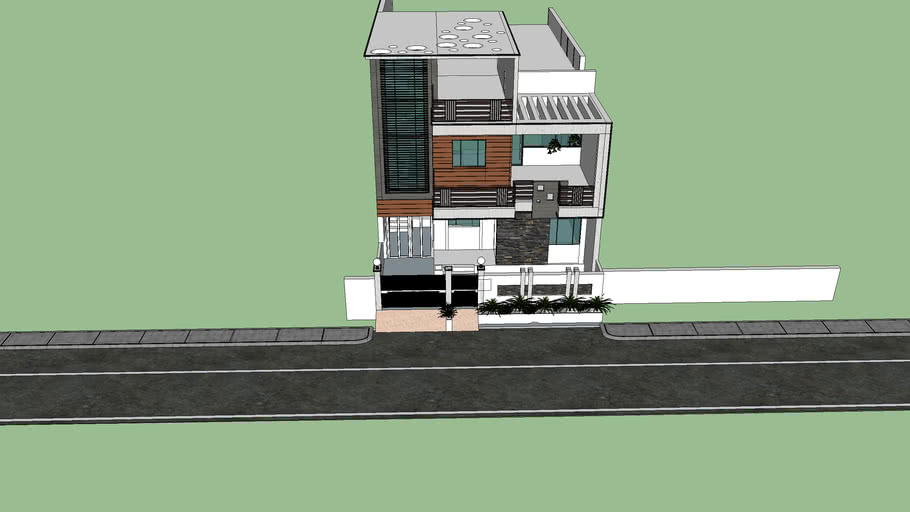 simple modern indian house | 3D Warehouse