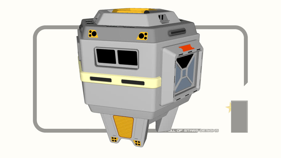 Star Trek Escape Pod - Intrepid type | 3D Warehouse