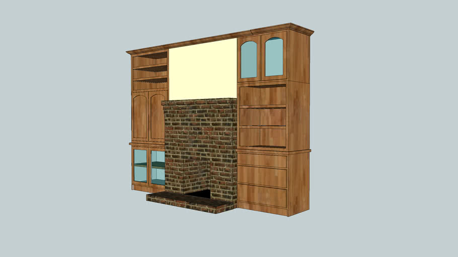 Fireplace Wall Units | 3D Warehouse