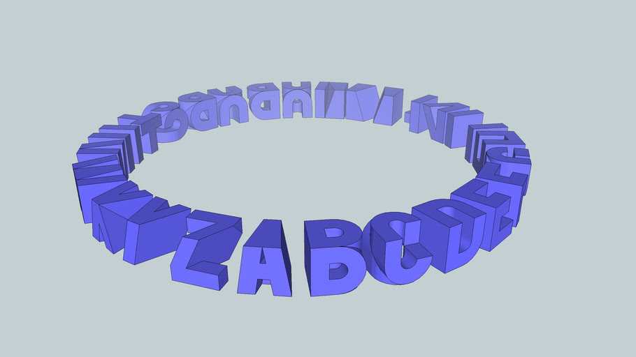 alphabet | 3D Warehouse
