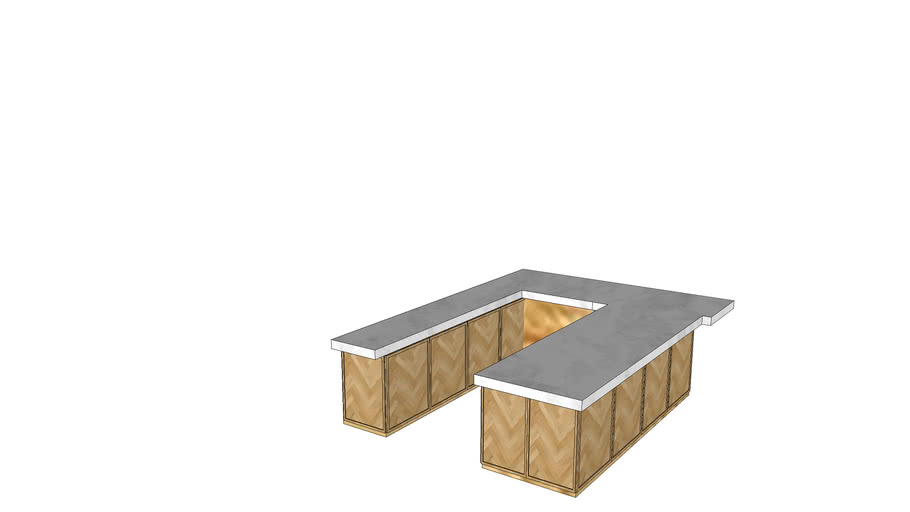 Bar Counter | 3D Warehouse