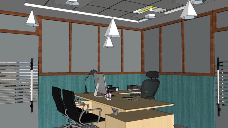 Director's room with perfect v ray setting | 3D Warehouse