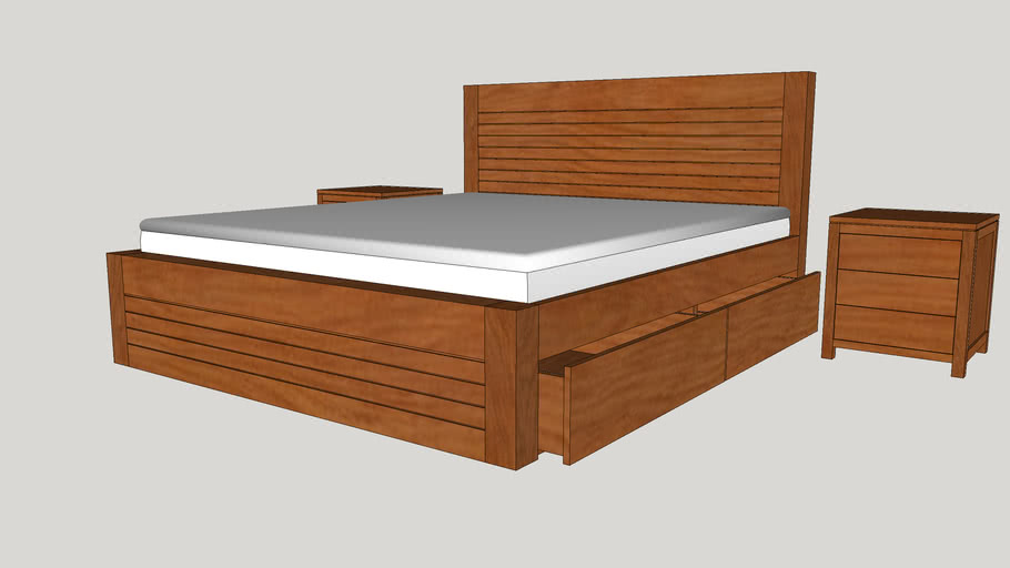 Storage Bed.skp | 3D Warehouse