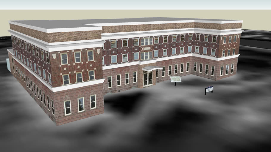 Sutton Hall (1922-1923) EWU Historic District | 3D Warehouse