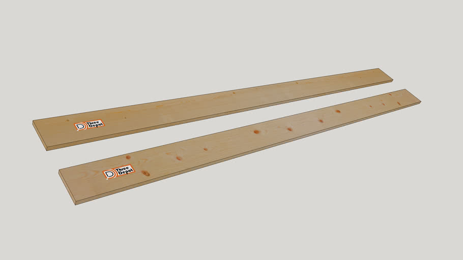 2x12 #2 Pine Framing Lumber | 3D Warehouse