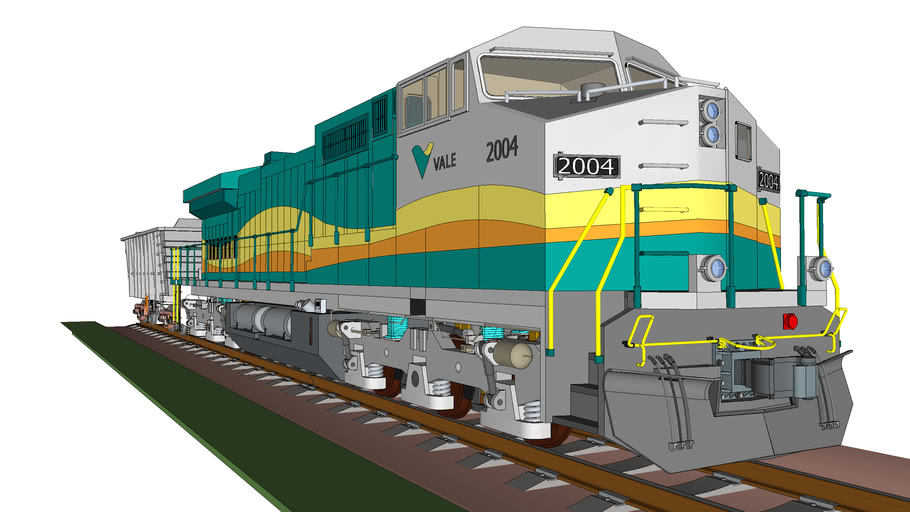 locomotive-es58aci- vale | 3D Warehouse