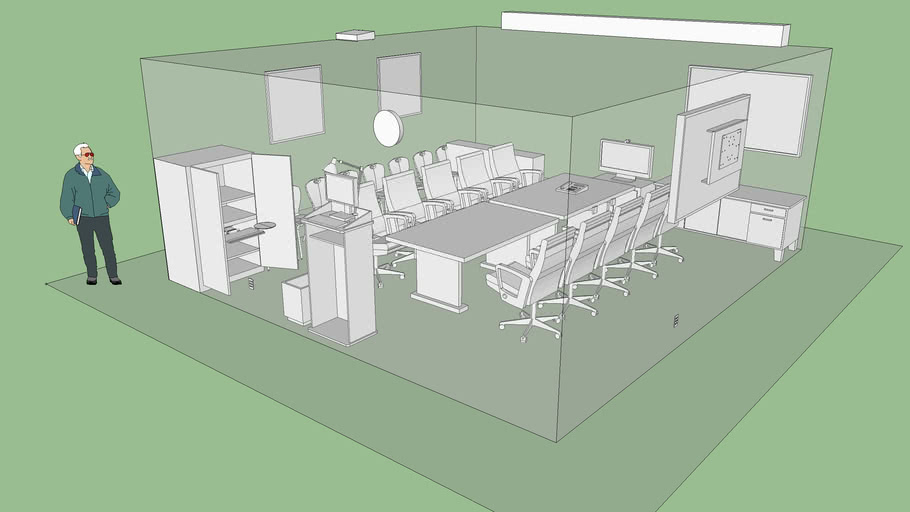 CRA02 - CONFERENCE ROOM, MEDIUM | 3D Warehouse