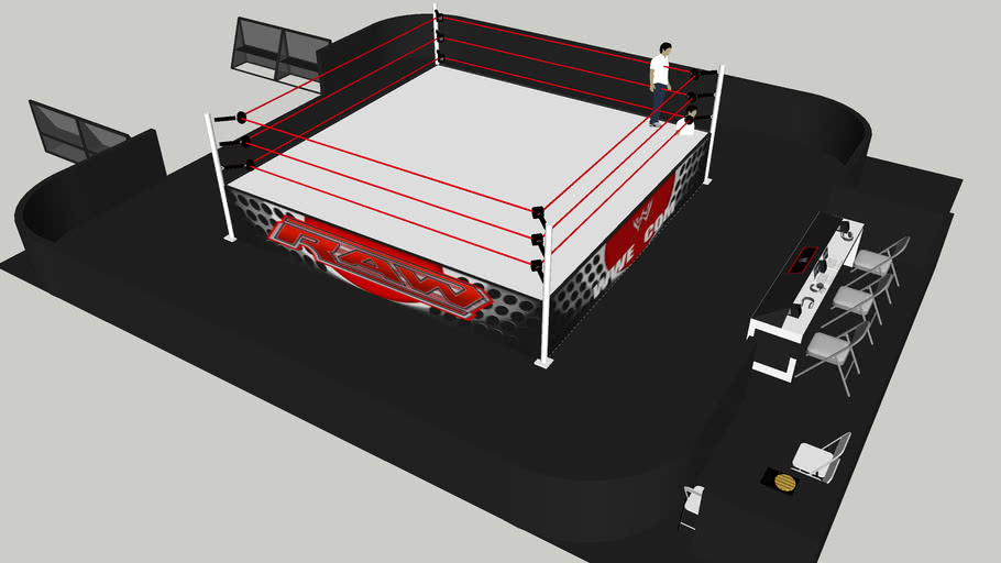 WWE RAW Ring and Ringside | 3D Warehouse