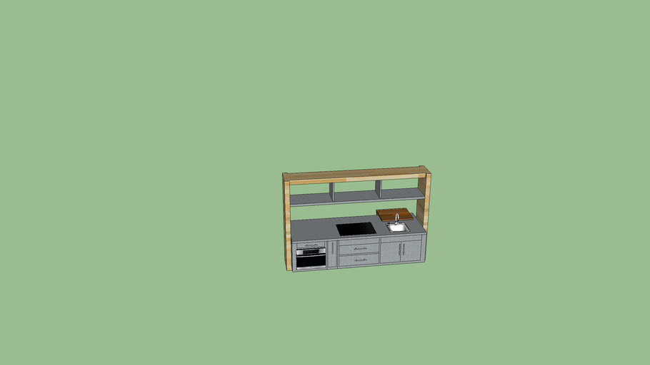Kitchen Island Counter | 3D Warehouse