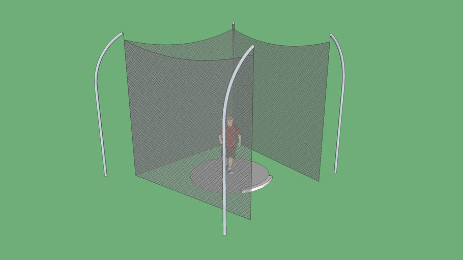 8050 Shot Put Cage | 3D Warehouse