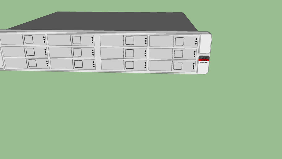 Sun/Oracle X2-8L rack-mount server | 3D Warehouse
