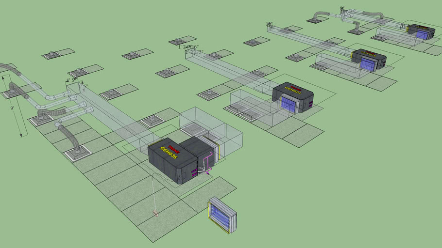 Heat Pump Unit GeoThermal | 3D Warehouse