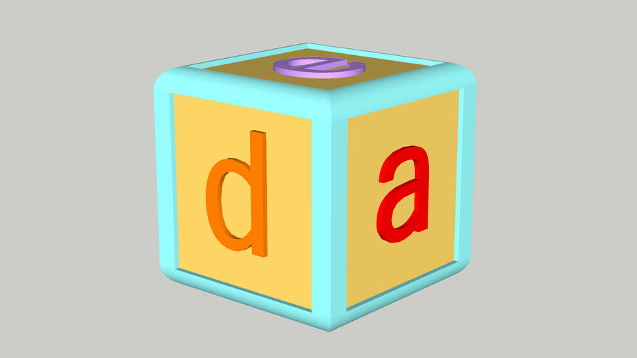 Kiddie ABC Block | 3D Warehouse