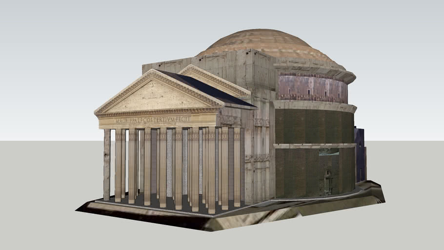 Pantheon / Santa Maria della Rotonda – Roma - It | 3D Warehouse