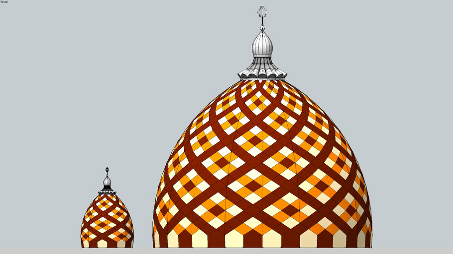 KUBAH INDUK DAN KUBAH MENARA (KOTAK) | 3D Warehouse