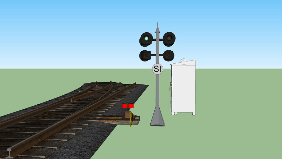 railroad switch indicator | 3D Warehouse