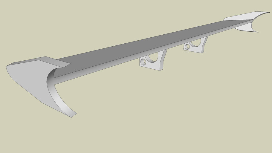 Custom Rear Spoiler | 3D Warehouse