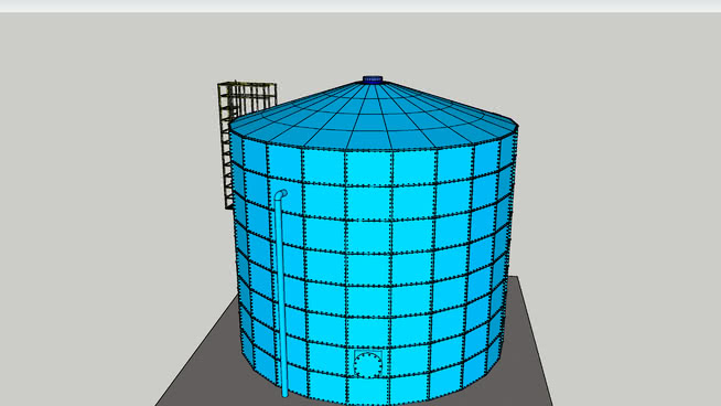 bolted steel water tank | 3D Warehouse