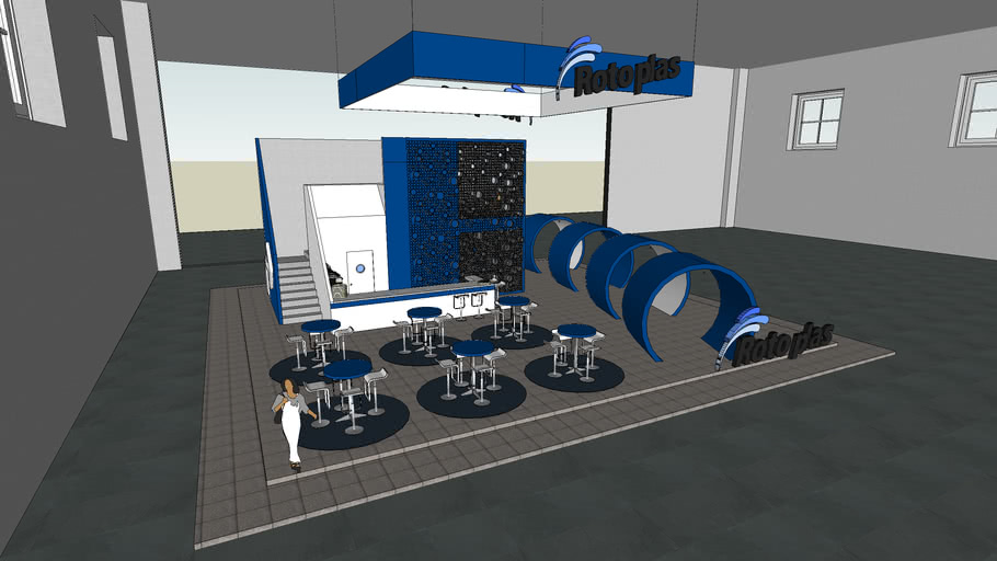 Stand / Punto de venta - Rotoplas | 3D Warehouse