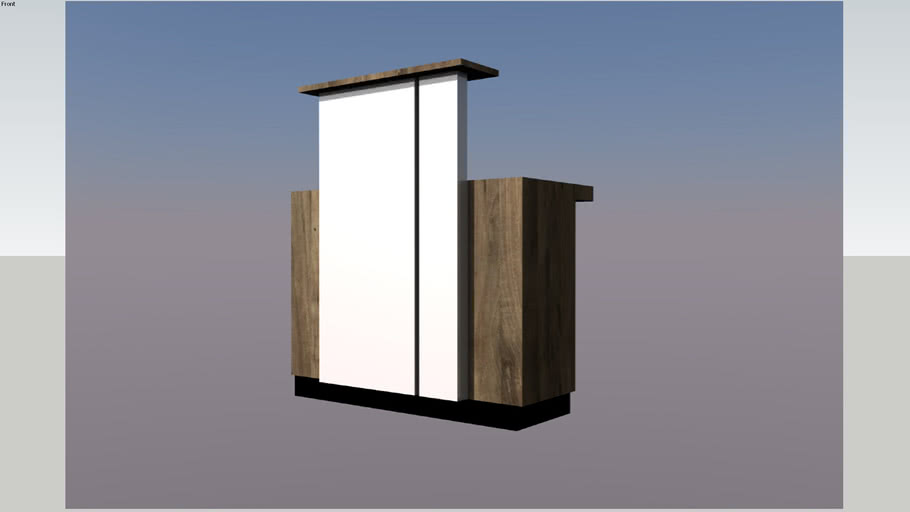 RECEPTION TABLE 01 | 3D Warehouse