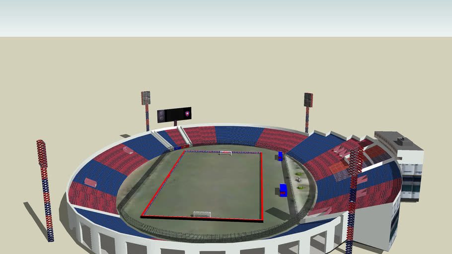 Estadio General Pablo Rojas(Actualizado2010) | 3D Warehouse