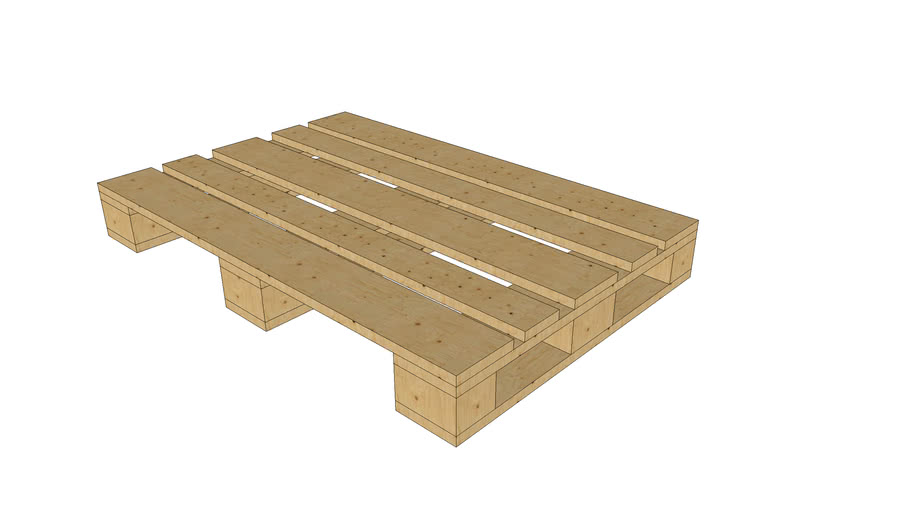 Wooden Pallet | 3D Warehouse