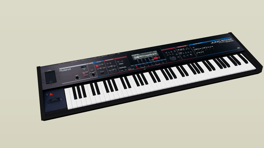 Roland Juno Stage | 3D Warehouse