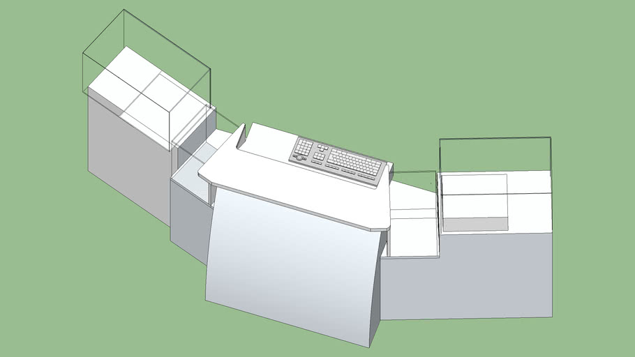 Jewlery glass display counter | 3D Warehouse