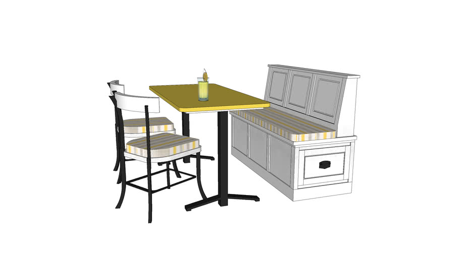 vintage dining | 3D Warehouse