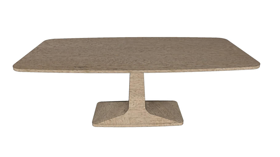 Noir Furniture Travis Table | 3D Warehouse