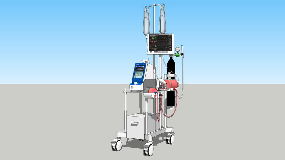 TERUMO ECMO/PCPS SystemCAPIOX] (2015:Japan) | 3D Warehouse