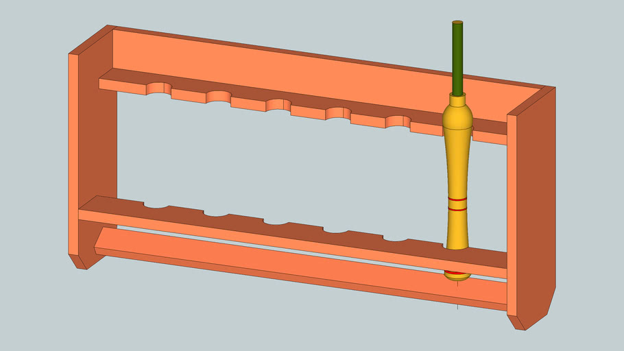 Wood lathe tool holder | 3D Warehouse