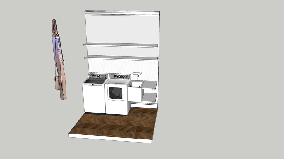 Simple and neat utility room | 3D Warehouse