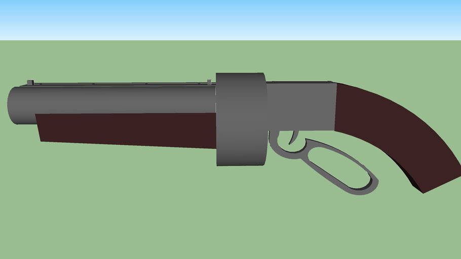 TF2] Team Fortress 2 Scout Weapon: Scatter Gun | 3D Warehouse