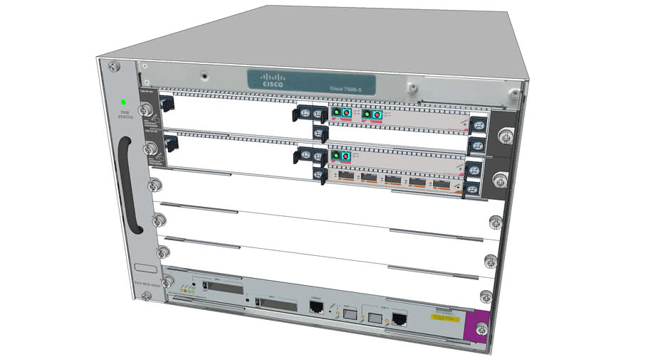 Cisco 7606s Series Router | 3D Warehouse