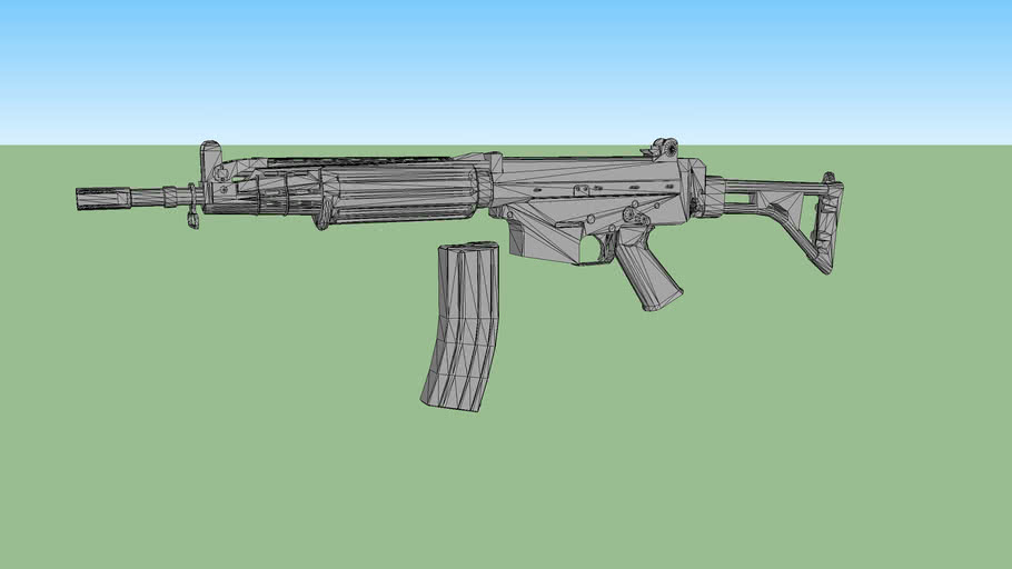 FN FNC Military Rifle | 3D Warehouse