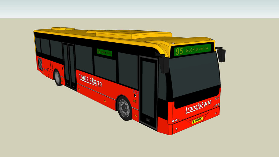 Bus TransJakarta | 3D Warehouse