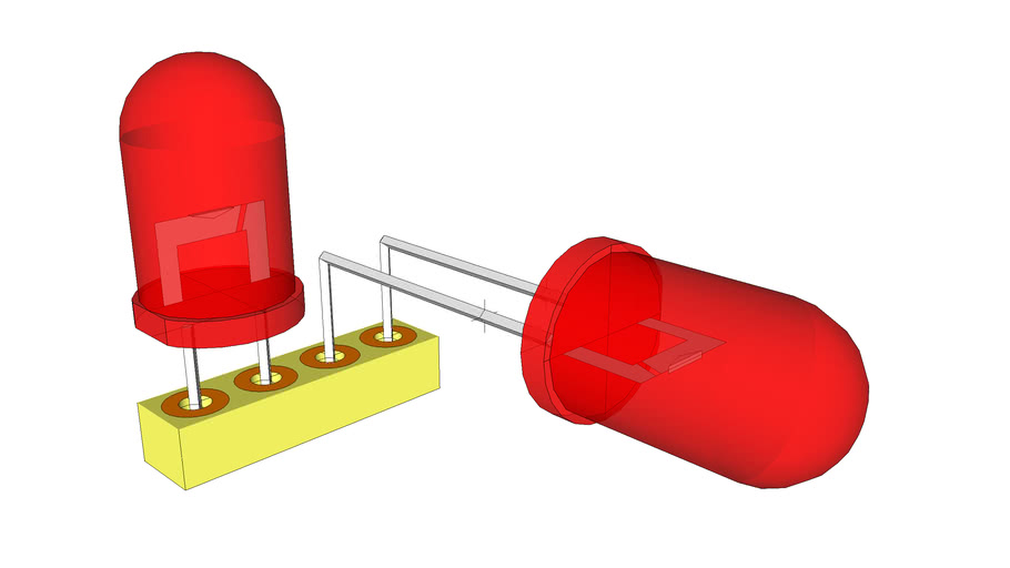 LED 5mm RED | 3D Warehouse