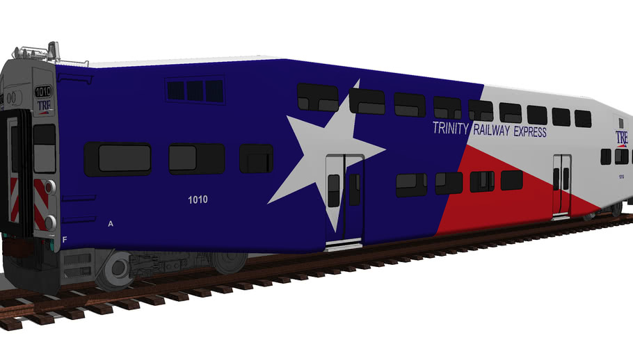 Bombardier Bi-Level Cab Car (TRE) | 3D Warehouse